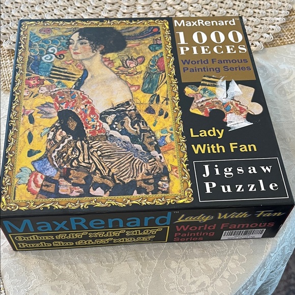 Max Renard | Games | Lady With Fan Jigsaw Puzzle 00 Pieces Max Renard ...